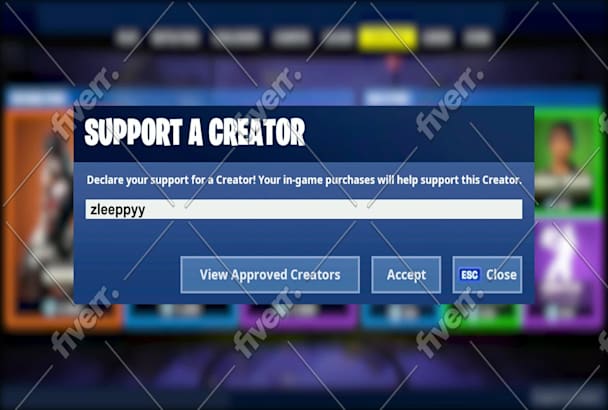 Create fortnite creator code animation by Bluestrips991