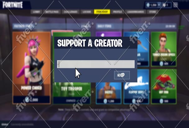 Design a fortnite support a creator code intro or animation by Osamahassan1