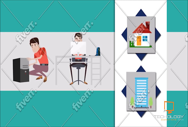 Make 2d computer repair animated explainer video by Shovon_lal