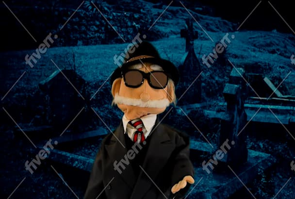 Create a gangster mobster mafia puppet video message in english or ...