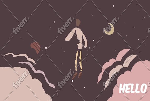 Create lofi loop animation or animated gif by Zardetspics