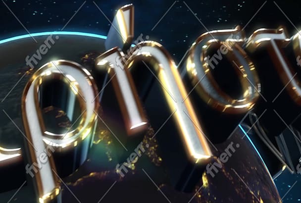 Create 3d intro animation universal studios with your logo by ...