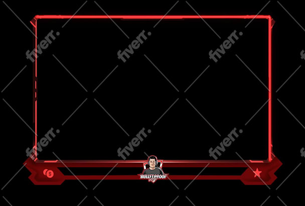 Design twitch or mixer overlay animated for your stream by Evereditings