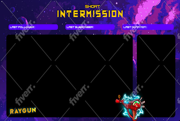 Design animated twitch overlay, screens, and a full package by Smitmachhi