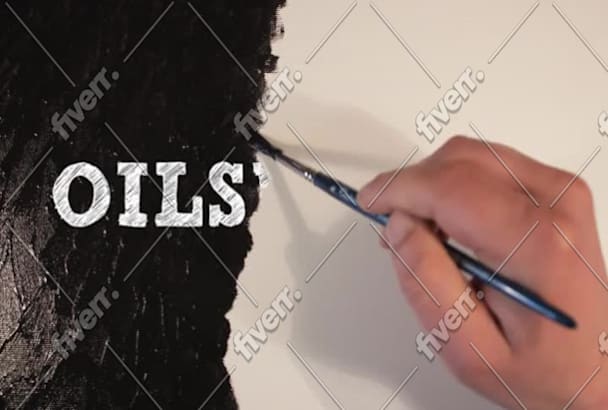 Paint your logo in this stop motion video template by Phalbo