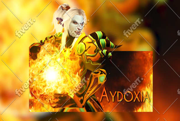 Design an animated world of warcraft twitch chat overlay by Zolaari