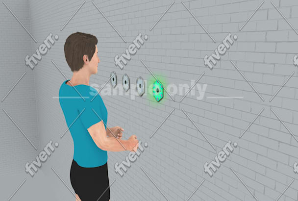 Do fitness, gym exercise animation, physical therapy in 3d by Kiran_456 ...