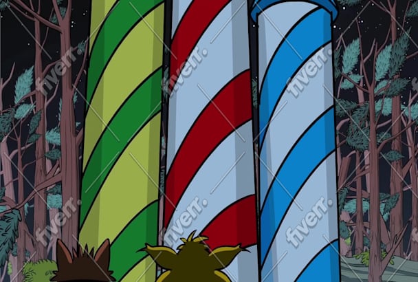 Make cool character animation for you by Itelldraw