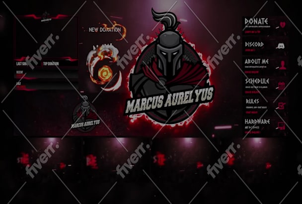 Design animated stream overlay with high end quality by Maddpixel