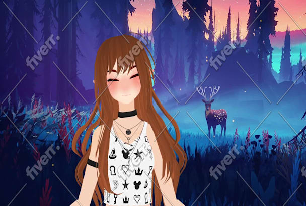 Create a 3d vtuber avatar using blender and unity by Deerqueen