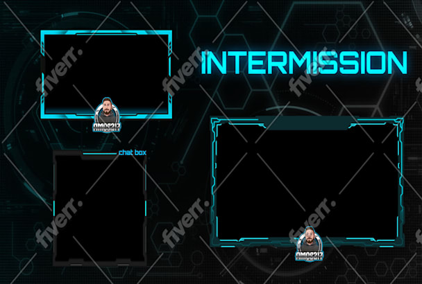Create animated brb, offline screen, intro for twitch by Pixelage