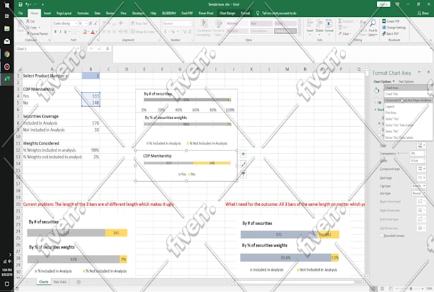Create advanced excel chart or graph in 24 hours by Ahnafalfath