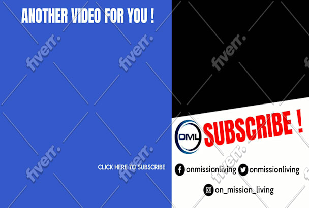Design animation youtube outro video, end screen in 24 hours by Teporo