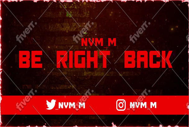 Design awesome animated twitch overlay screen pop up alerts panels by ...