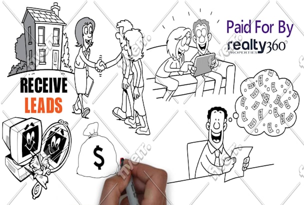 Create engaging whiteboard animation video by Proanimation1