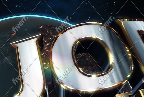 Create 3d intro animation universal studios with your logo by ...