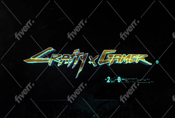 Make a cyberpunk 2077 intro with your text by Designosaur187 | Fiverr