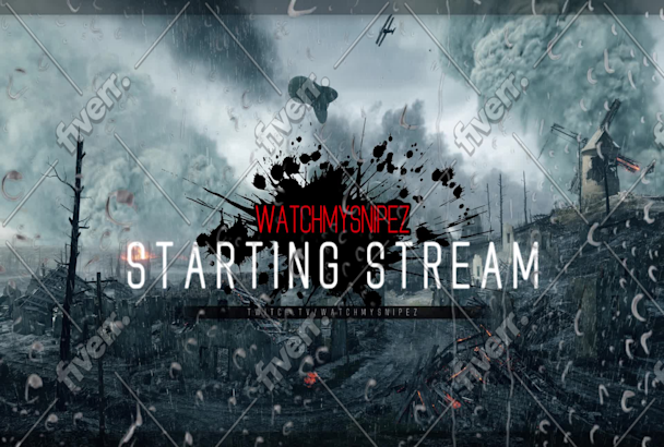 Make your twitch stream brb, start and end video overlay by Theagoliddell