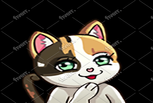 Create animated bit twitch emote, animation emotes, gif by Kong_vector