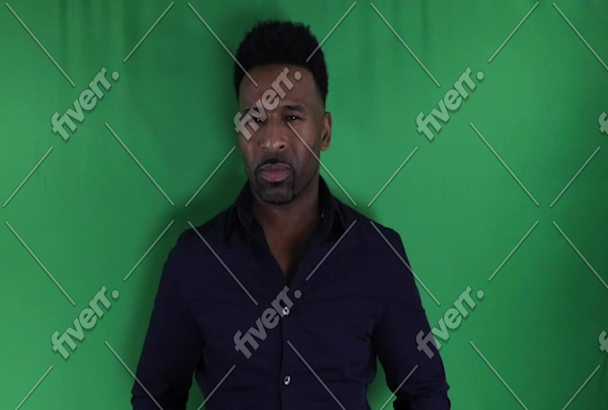 Do an energetic green screen commercial by Givemeapps