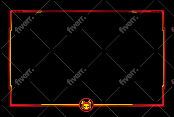 Make professional twitch webcam overlay by Kaixyst