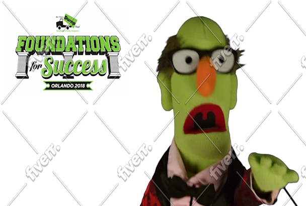 Have harold the puppet make a video about anything by Puppetgrams