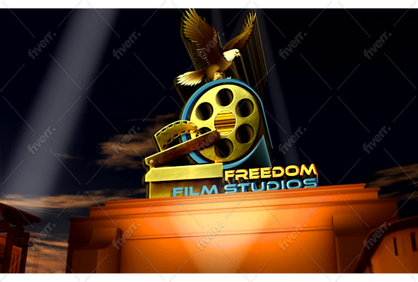Make this famous movie studio intro with your logo or text by Cheerdealer