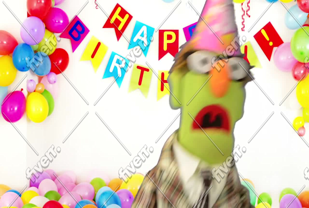 Have harold the puppet make a custom birthday video by Puppetgrams