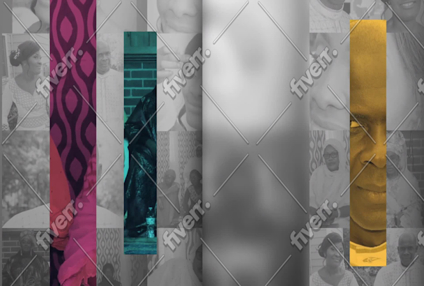 Make a colorful video slideshow with your photos by Simodesigner21