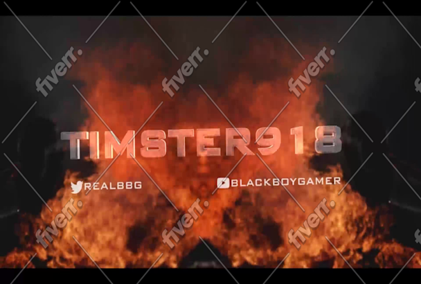 Make you a custom animated twitch overlay by Digitalferno