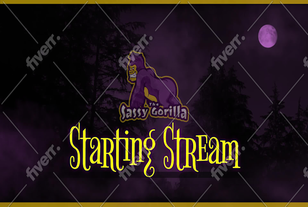 Make your twitch stream brb, start and end video overlay by Theagoliddell