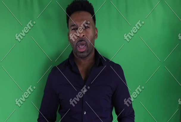 Do an energetic green screen commercial by Givemeapps