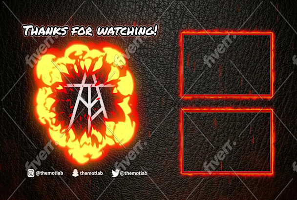 Create animated youtube outro or ending screen or intro by Youtub_gfx