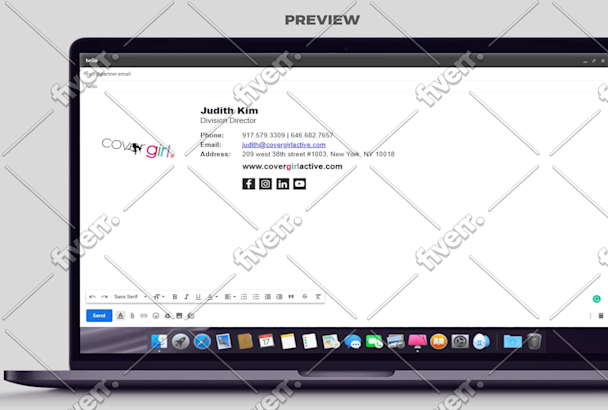 Design static and animated attractive email signature gif by Astopari03