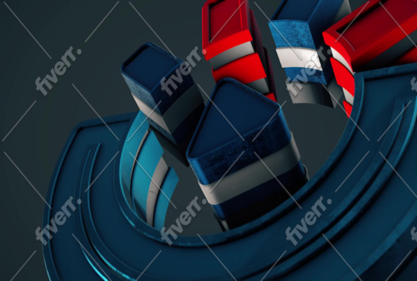 Create classic 3d logo animation by Shonchoykhan