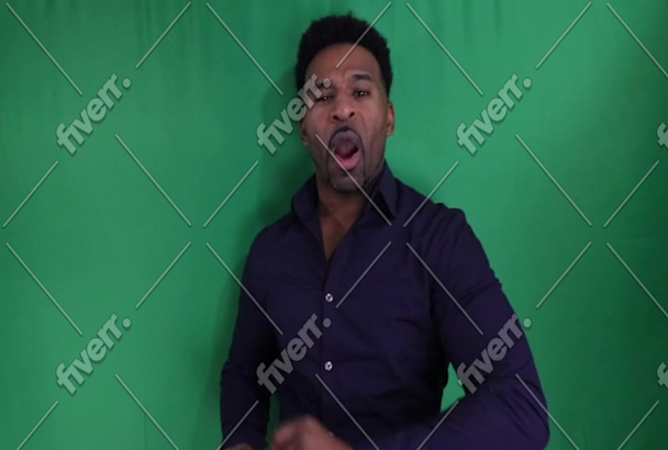 Do an energetic green screen commercial by Givemeapps