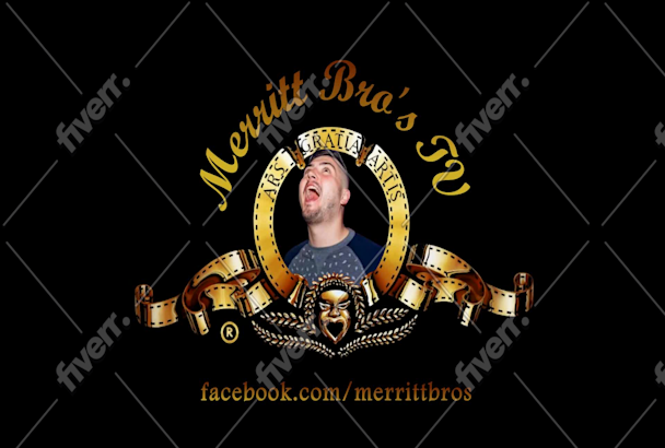 Put your face roaring like mgm lion in video by Ennllel