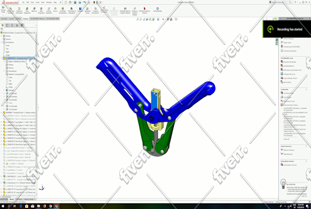 Design 3d models with solidworks by Muaazahmadkhan
