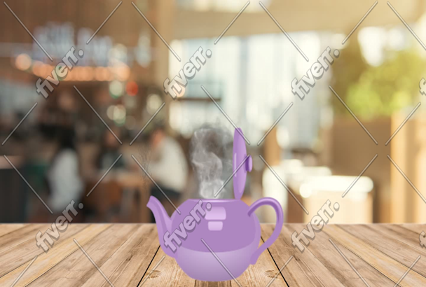 Create a smooth animation for you logo with gif by Shahzebqamar