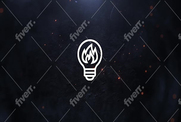 Create cool fire logo animations by Motioncreator