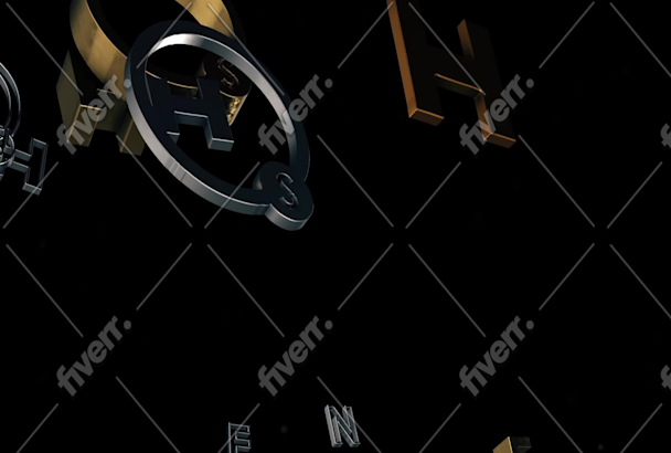 Create classic 3d logo animation by Shonchoykhan