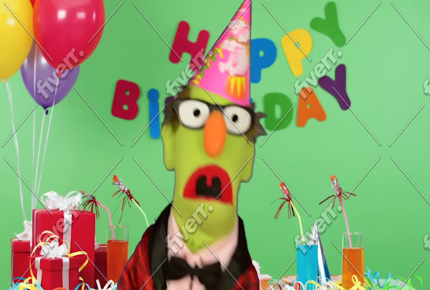 Have harold the puppet make a custom birthday video by Puppetgrams