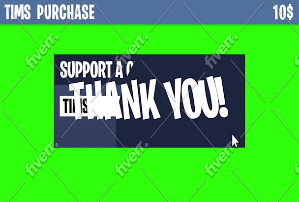 Create fortnite support creator code animation by Imhugoleandro