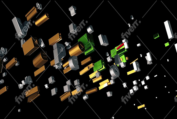 Create classic 3d logo animation by Shonchoykhan