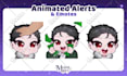 Create custom animated twitch alert or emote for vtuber by Meirritory ...