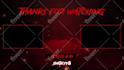 Design animated outro video, ending screen for kick youtube twitch by ...