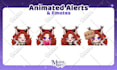Create custom animated twitch alert or emote for vtuber by Meirritory ...