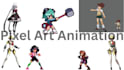 Draw pixel art sprite sheet animation pixel character nsfw pixel art ...