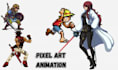 Nsfw pixel art character sprite sheet pixel sprite sheet animation for ...