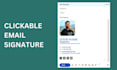 Make clickable html email signatures for gmail, outlook, etc with social media by Marketing_xyz ...
